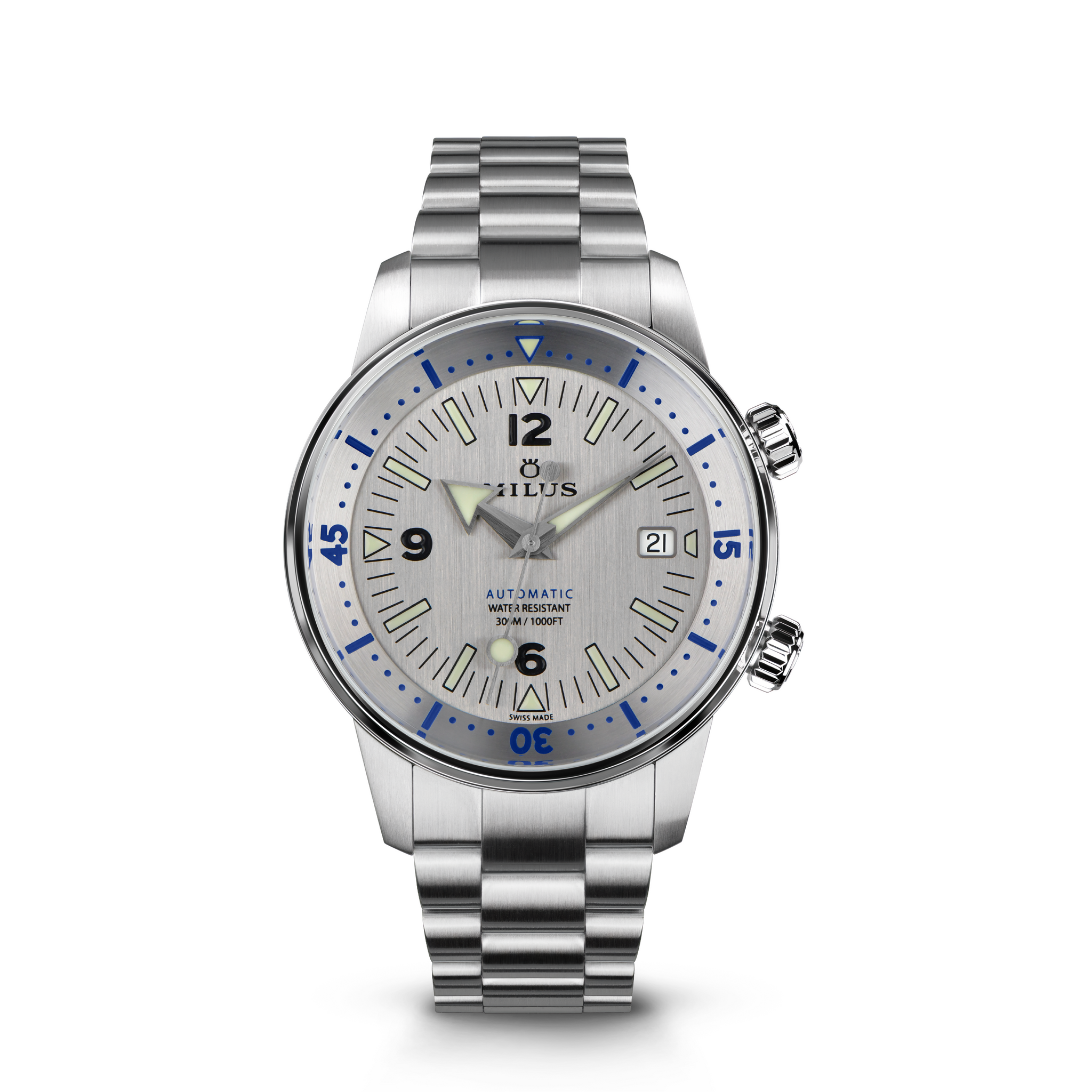 Archimèdes by Milus: Aqua Steel | Milus Watches - Swiss Made Since 1919