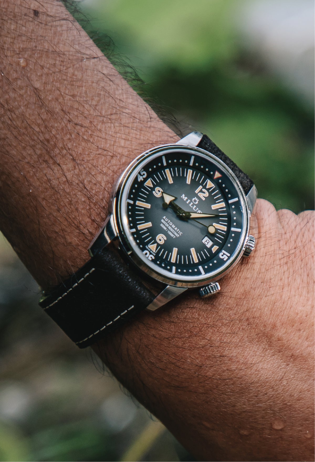 Archimèdes by Milus: Gravel Black | Milus Watches - Swiss Made Since 1919